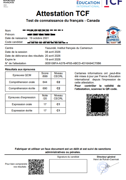 TCF Express — TCF Canada Preparation | Préparation TCF Canada | NCLC ...