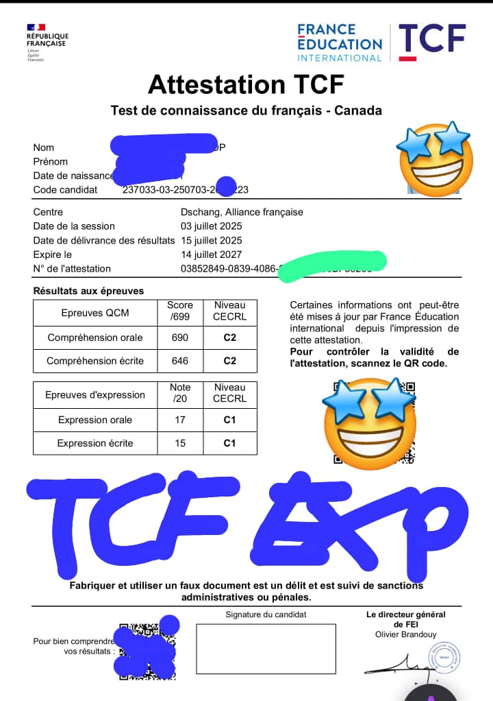 TCF Express - Préparez-vous au Test de Connaissance du Français